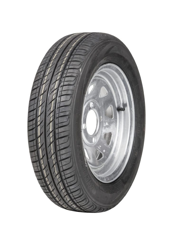 Wheel - 12x4" GALV Rim, 145/70 R12 Tyre (incl Tyrewise Stewardship Fee ...